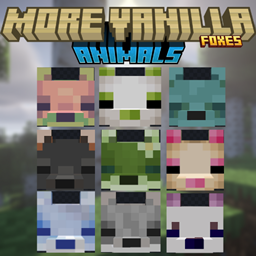 More Vanilla Animals+ Foxes - Gallery - Minecraft Bedrock Addons ...