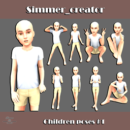 Children poses #1 - The Sims 4 Mods - CurseForge