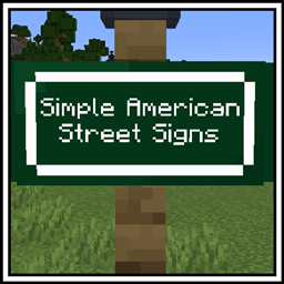 Simple American Street Signs - Minecraft Resource Packs - CurseForge