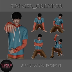 Jungkook poses - The Sims 4 Mods - CurseForge