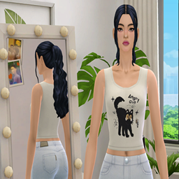 Feline Friends Tank Pack – Cute Cat Tops for Your Sims 🐱💖 - Gallery ...