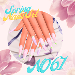 Spring Nails Set N061 - The Sims 4 Create a Sim - CurseForge