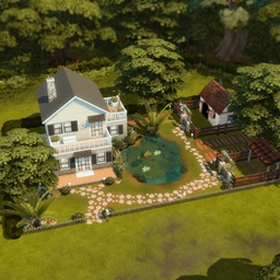 Pretty Farm House - The Sims 4 Rooms / Lots - CurseForge
