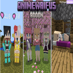 Anime Waifus [Bedrock] - Gallery - Minecraft Bedrock Addons - CurseForge