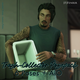 [F] Trash-Collector Posepack - The Sims 4 Mods - CurseForge