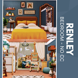 Renley Bedroom - No CC - The Sims 4 Rooms / Lots - CurseForge