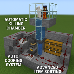 Animals Farm with Advance item Auto sorter - Gallery - Minecraft ...