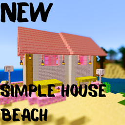Simple beach house - Minecraft Bedrock Maps - CurseForge