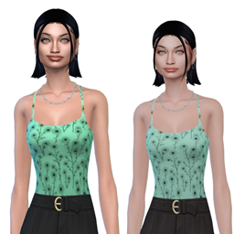 Sunny Sunflower Tank Top - The Sims 4 Create a Sim - CurseForge