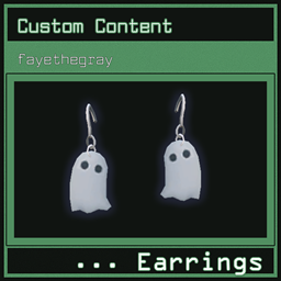 more ghost earrings by fayethegray - The Sims 4 Create a Sim - CurseForge