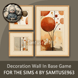 HQ Abstract Modern Painting 3 Piece Set #4 Sellable Extra F Samtuse963 - Files - The Sims 4 ...