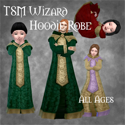 TSM Wizard Hoodie Robe - The Sims 4 Create a Sim - CurseForge