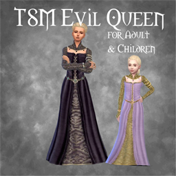 TSM Evil Queen Dress - The Sims 4 Create a Sim - CurseForge