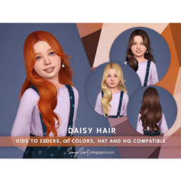 SONYASIMS - Daisy Hair Kids - The Sims 4 Create a Sim - CurseForge