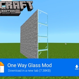 One Way Glass - Minecraft Bedrock Addons - CurseForge