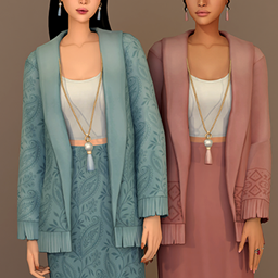 Soft Boho Collection - Jacket - Gallery - The Sims 4 Create a Sim ...