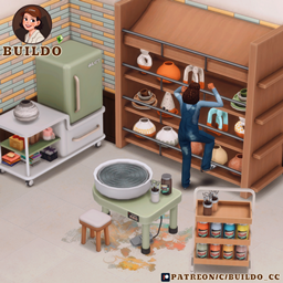 Pottery Set_8CC by Buildo - The Sims 4 Build / Buy - CurseForge