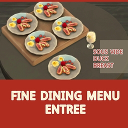 Sous Vide Duck - Fine Dining - The Sims 4 Mods - CurseForge