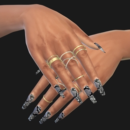 Snake venom long nails - The Sims 4 Create a Sim - CurseForge