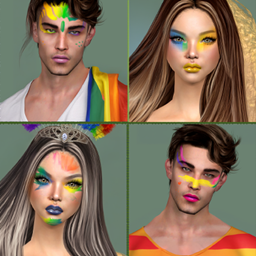 Pride Flags EyeShadow - The Sims 4 Create a Sim - CurseForge