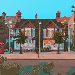 British Row of Shops - The Sims 4 Rooms / Lots - CurseForge