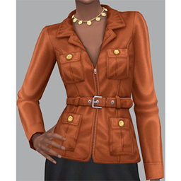 Ivy Leather Jacket (Caiocc) - The Sims 4 Create a Sim - CurseForge