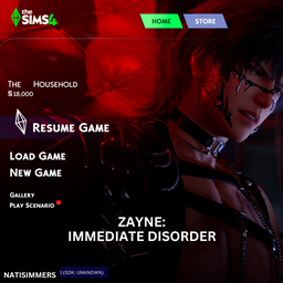 LADS: Zayne (黎深) Immediate Disorder Main Menu Override - The Sims 4 ...