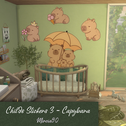 Childs Stickers #3 - Capybara - The Sims 4 Build / Buy - CurseForge