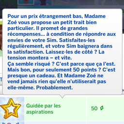 Sims 2 Aspiration Bar Reimagined de NoelleBellefleur en français - The ...