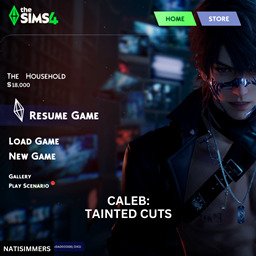 LADS: Caleb ( 夏以昼 ) Tainted Cuts Main Menu Override - File - The Sims 4 Mods - CurseForge