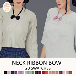 Neck Ribbon Bow - The Sims 4 Create a Sim - CurseForge