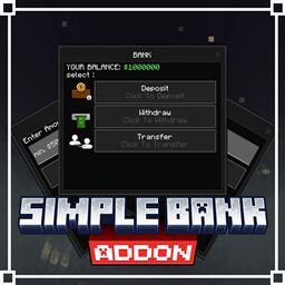 Simple Bank System - Gallery - Minecraft Bedrock Scripts - CurseForge