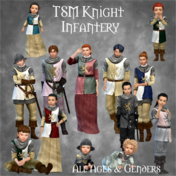 TSM Infantery Uniform for All Ages & Genders - The Sims 4 Create a Sim ...