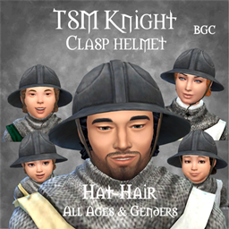 TSM Helmet Clasp with Hair Attached - The Sims 4 Create a Sim - CurseForge