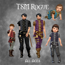 TSM Rogue - Medieval Fighter Outfit - Gallery - The Sims 4 Create a Sim ...