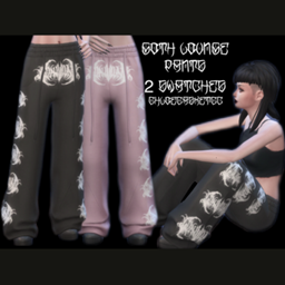 Baggy Heavy Metal Scene Goth Gothic Pants - Gallery - The Sims 4 Create ...