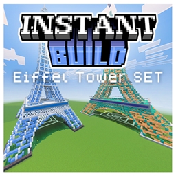 Instant Build: Eiffel Tower Set - Minecraft Bedrock Addons - CurseForge