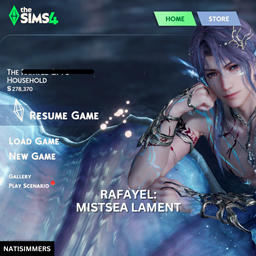 LADS: Rafayel (祁煜) Mistsea Lament Main Menu Override - The Sims 4 Mods ...