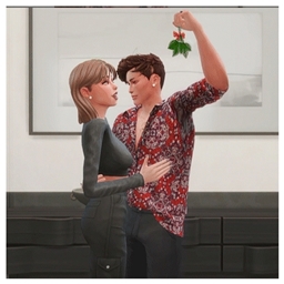 💋🎄 Kiss Under the Mistletoe by Utopia Sims — Spanish Translation ES 💚 ...