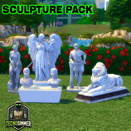 Sculpture pack by TecnoSimmer - The Sims 4 Build / Buy - CurseForge