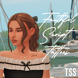 Faithful Script Tattoos - The Sims 4 Create a Sim - CurseForge