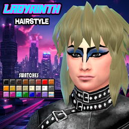 Labyrinth hairstyle by Jochi - File - The Sims 4 Create a Sim - CurseForge