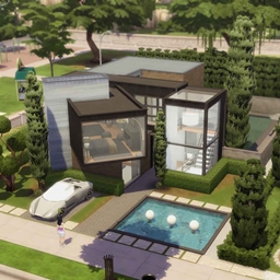 Cube Modern House - The Sims 4 Rooms / Lots - CurseForge