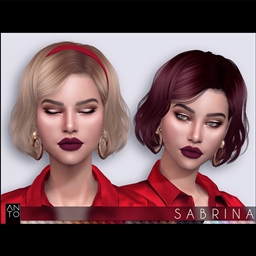 Sabrina Hairstyle - The Sims 4 Create a Sim - CurseForge