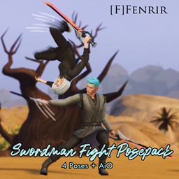 [F] Swordman Fight Posepack - The Sims 4 Mods - CurseForge