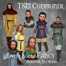 TSM Commoner Capelet Boots Fancy - The Sims 4 Create a Sim - CurseForge