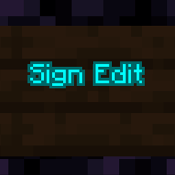 Sign Edit - Minecraft Mods - CurseForge