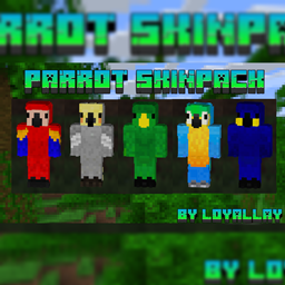 Parrot Skinpack - Minecraft Bedrock Skins - CurseForge