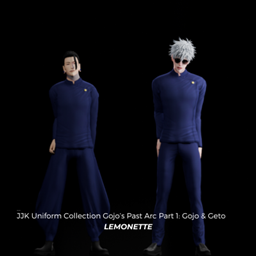 JJK Uniform Collection Gojo’s Past Arc Part 1: Gojo & Geto - The Sims 4 ...