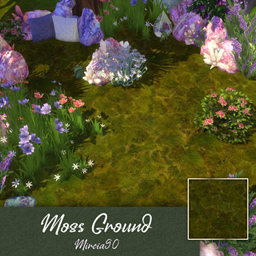 Moss Ground [terrain paint] - The Sims 4 Build / Buy - CurseForge